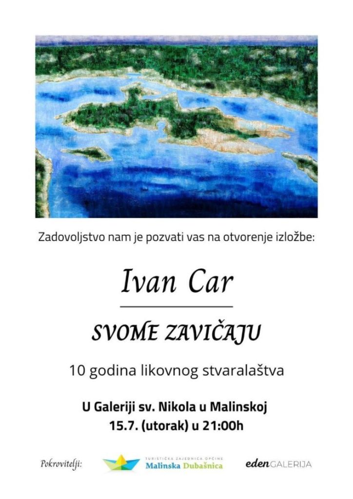 Izložba Ivana Cara u galeriji Sv. Nikole u Malinskoj – Općina Malinska ...